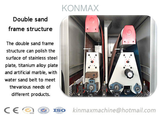 R-RP630 solid surface flat wide belt sanding machine wpc aluminium sander machine for particle board